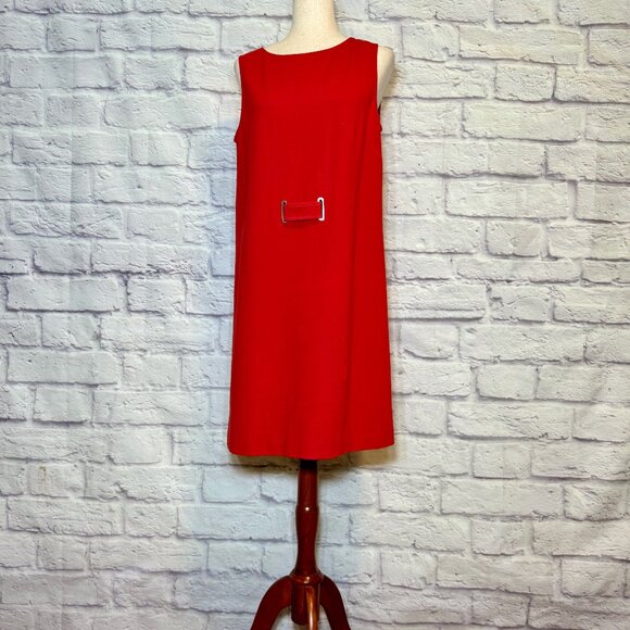 St. John | Dresses | St John Soca Scarlet Shift Dress | Poshmark